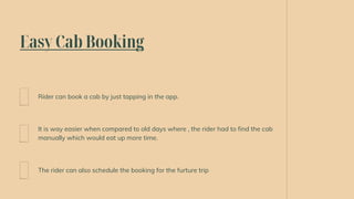 Taxi booking app benefits | PPTX