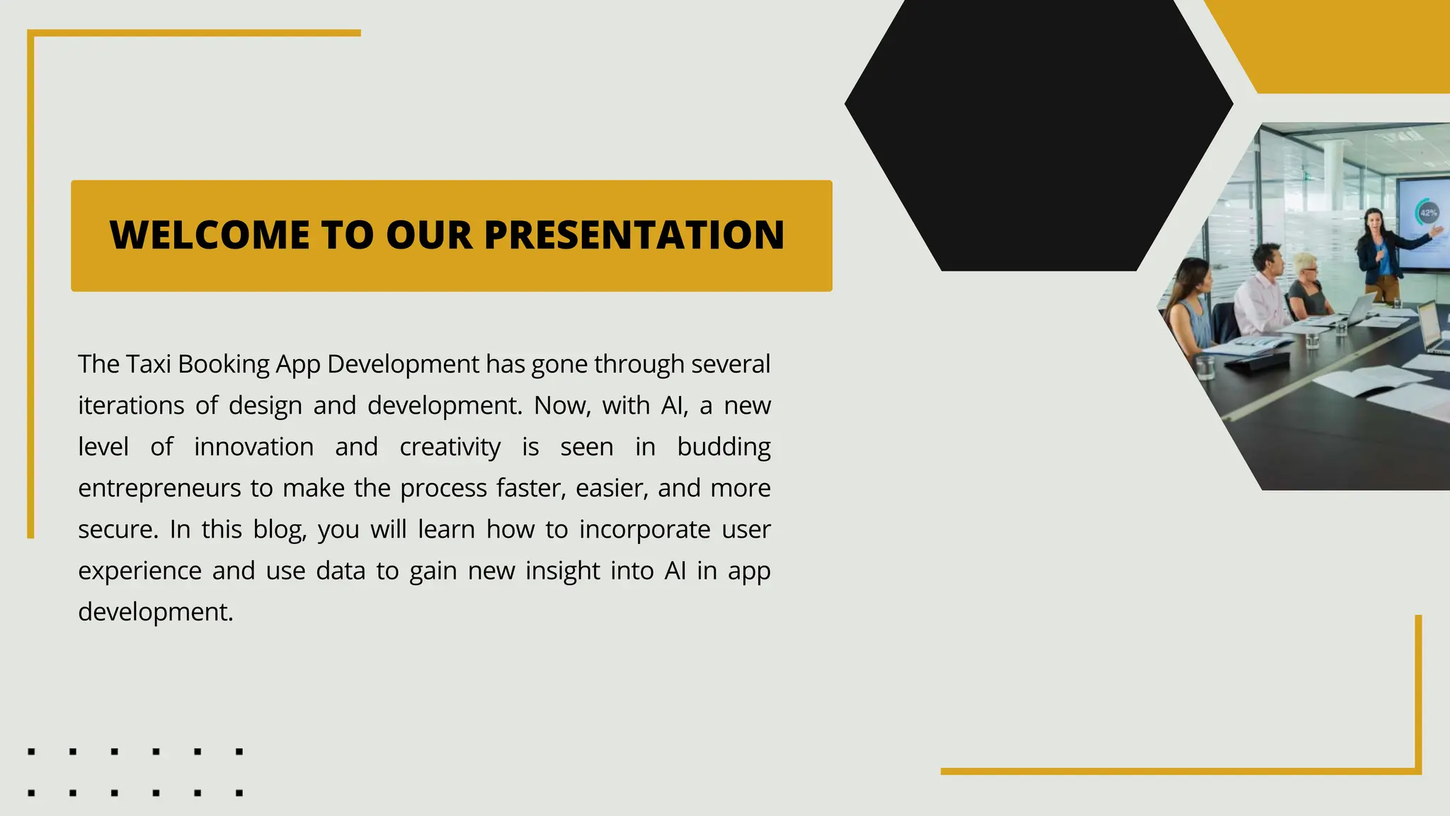 The Role Of Artificial Intelligence in Taxi Booking App Development | PPTX