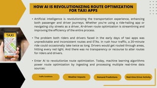 The Role Of Artificial Intelligence in Taxi Booking App Development | PPTX