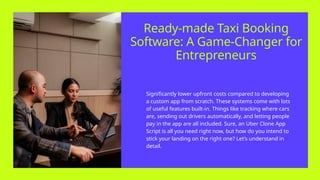Taxi Booking Software : From Manual Dispatch To Automated | PPT