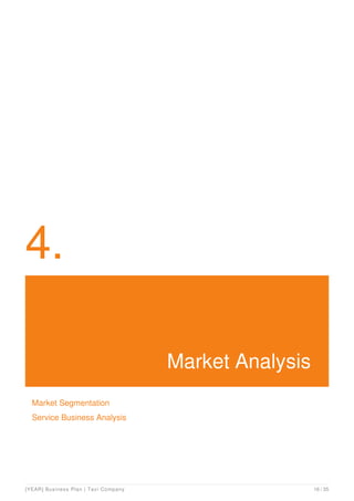 Taxi Company Business Plan Example | Upmetrics | PDF