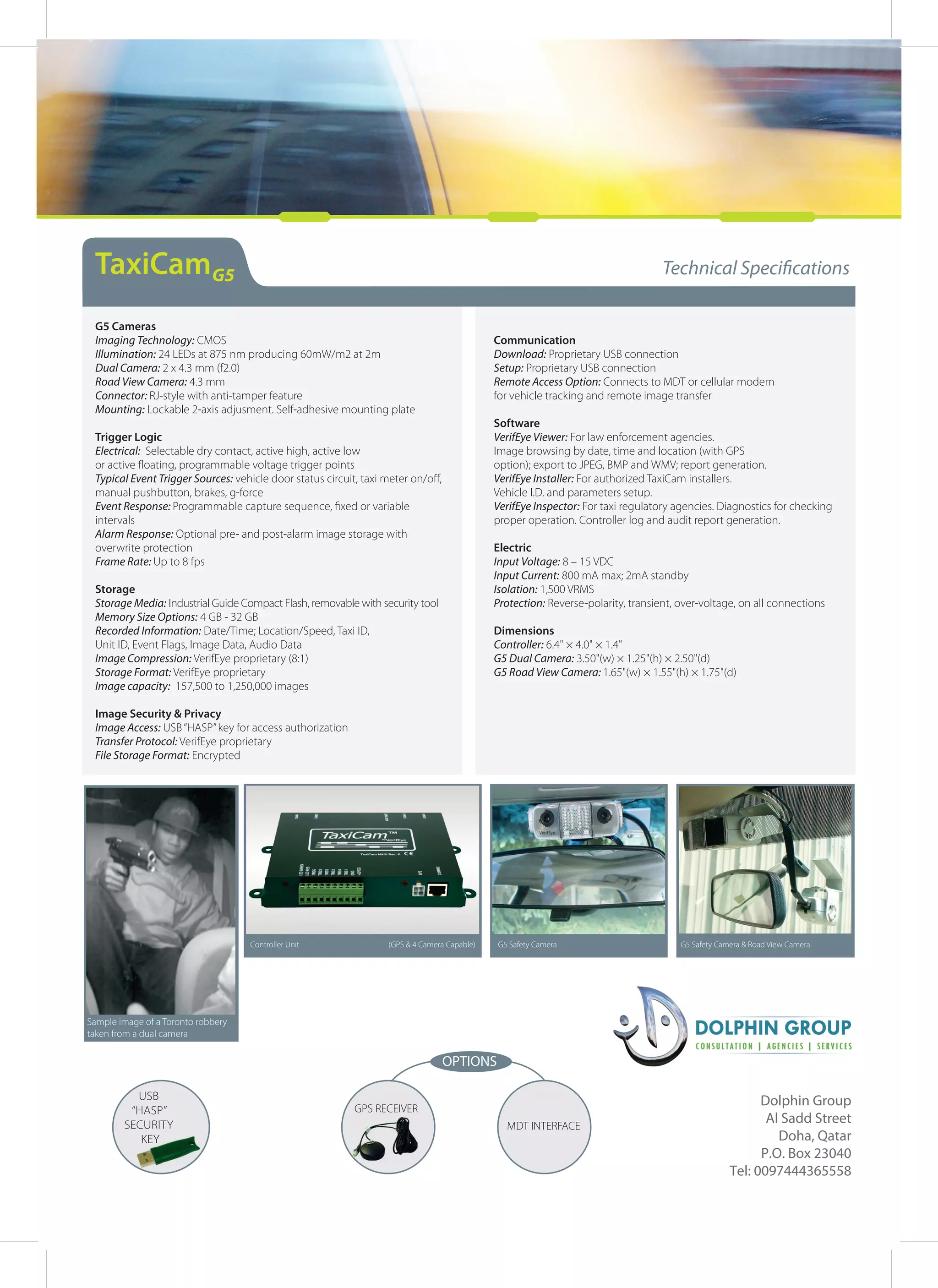 Taxicam qatar g5 | PDF