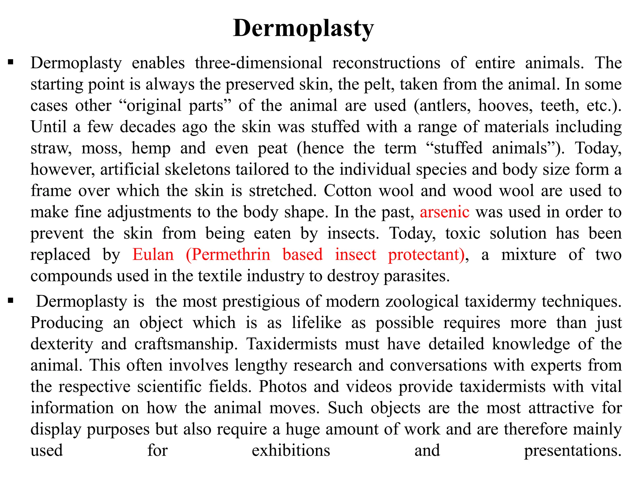 Taxidermy methods and its preparation.pptx