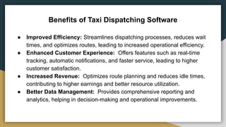 Taxi Dispatching Software: Everything You Need to Know | PPT