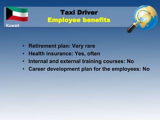Taxi Driver in Kuwait | PPTX