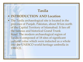 Taxila | PPTX
