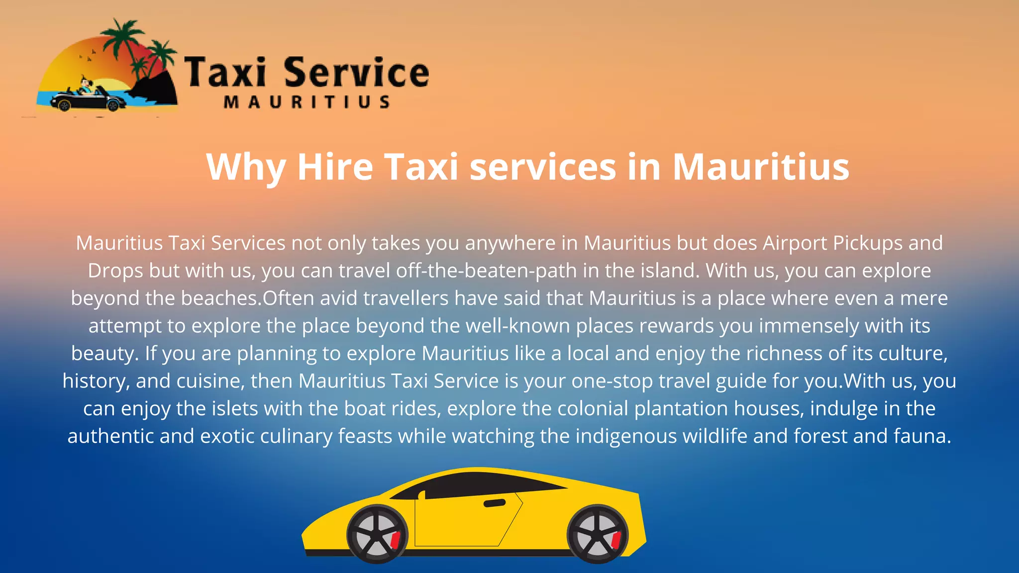 Taxi mauritius | PPT