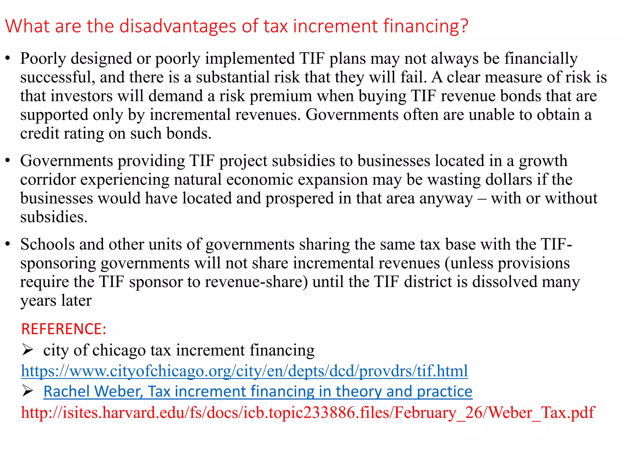 Tax increment financing (TIF) | PPTX