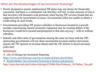 Tax increment financing (TIF) | PPTX