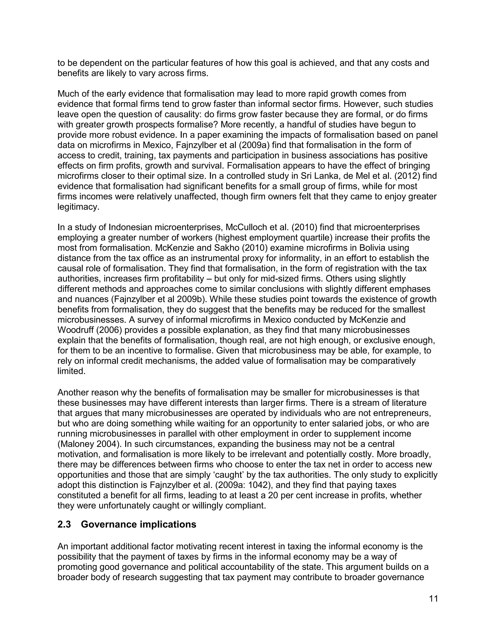 Taxing the informal economy challenges, possibiliites and remaining ...