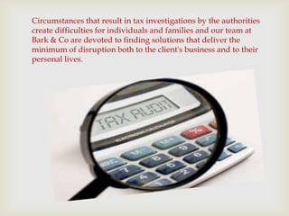 Tax investigations | PPTX