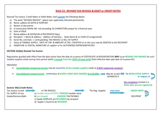 Tax invoice under GST | DOCX