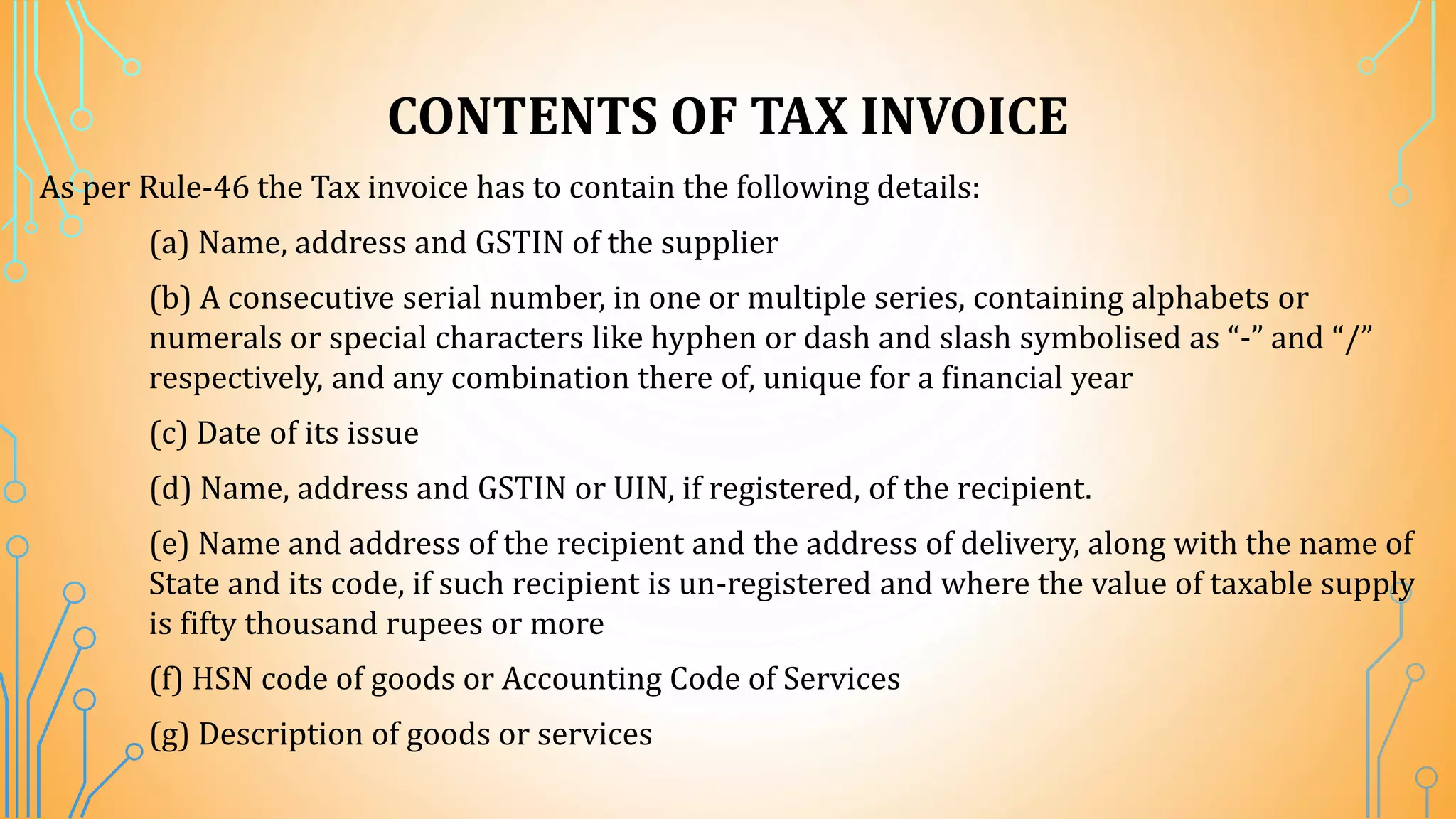 Tax invoice , credit ntote and debit note | PPTX