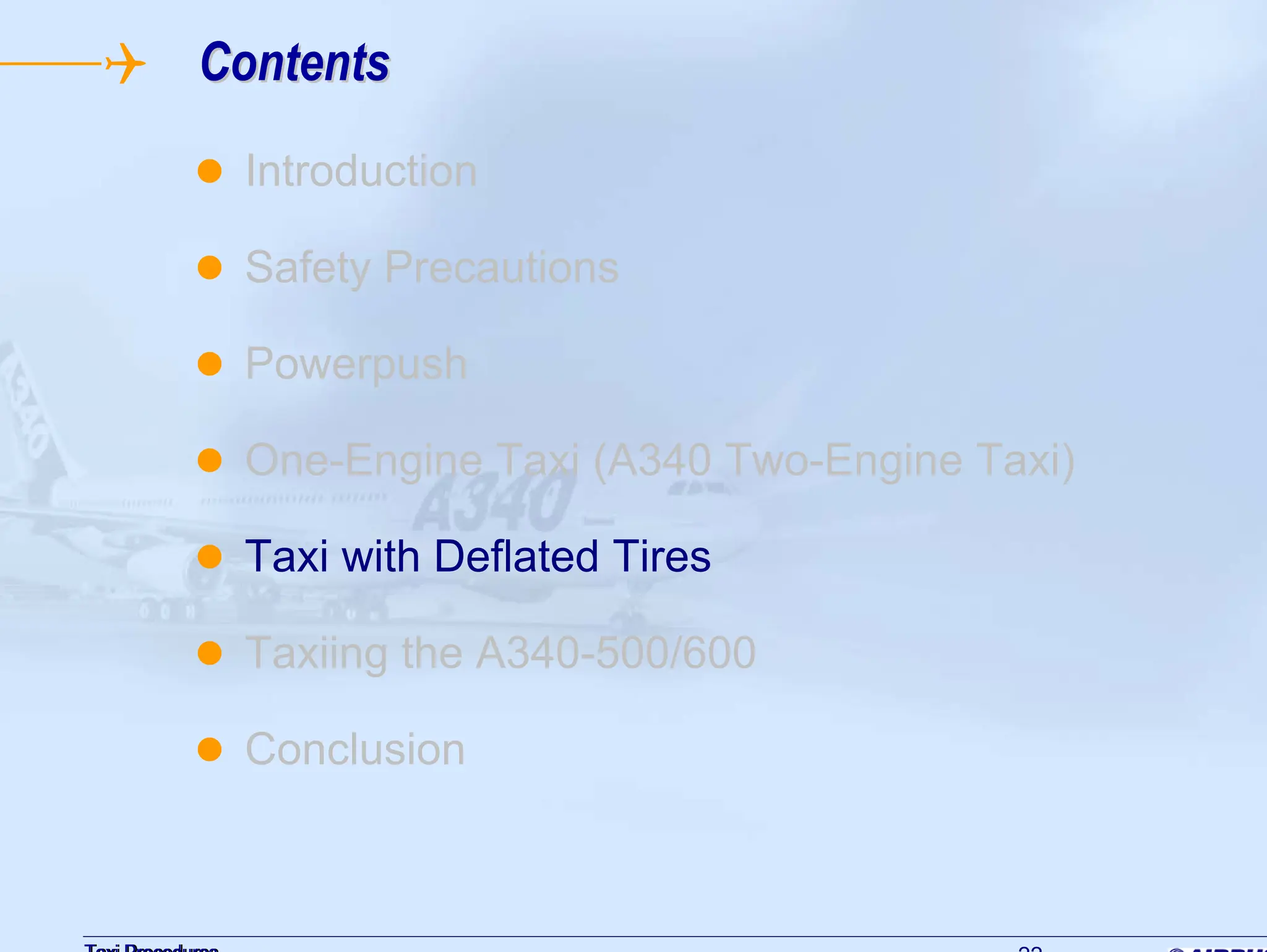 Taxi Procedures for Airbus A320 Family and A340 Regularies | PDF