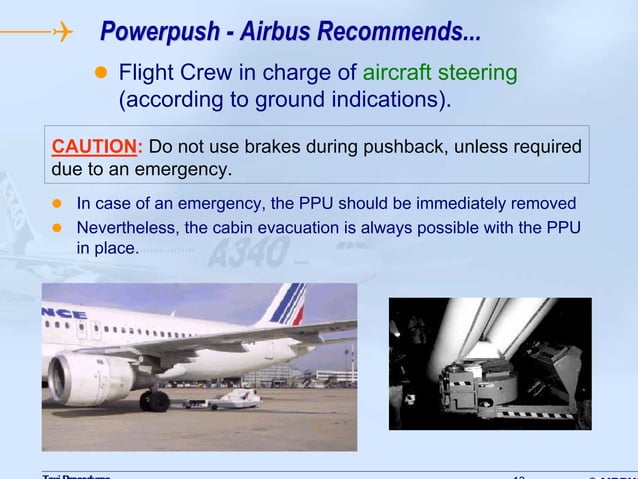 Taxi Procedures for Airbus A320 Family and A340 Regularies | PDF | Air ...