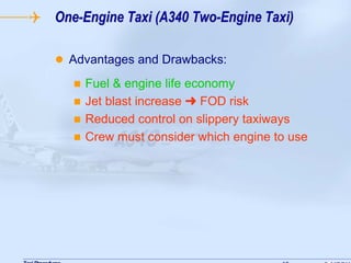 Taxi Procedures for Airbus A320 Family and A340 Regularies | PDF