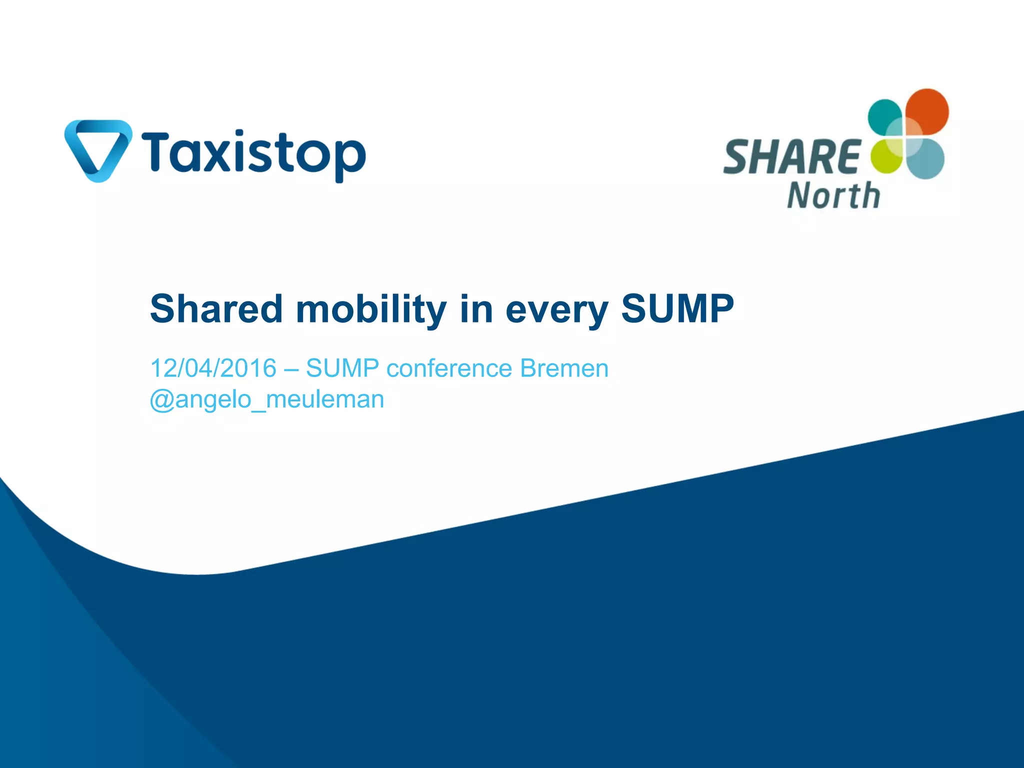 Shared Mobility in every SUMP | PPT
