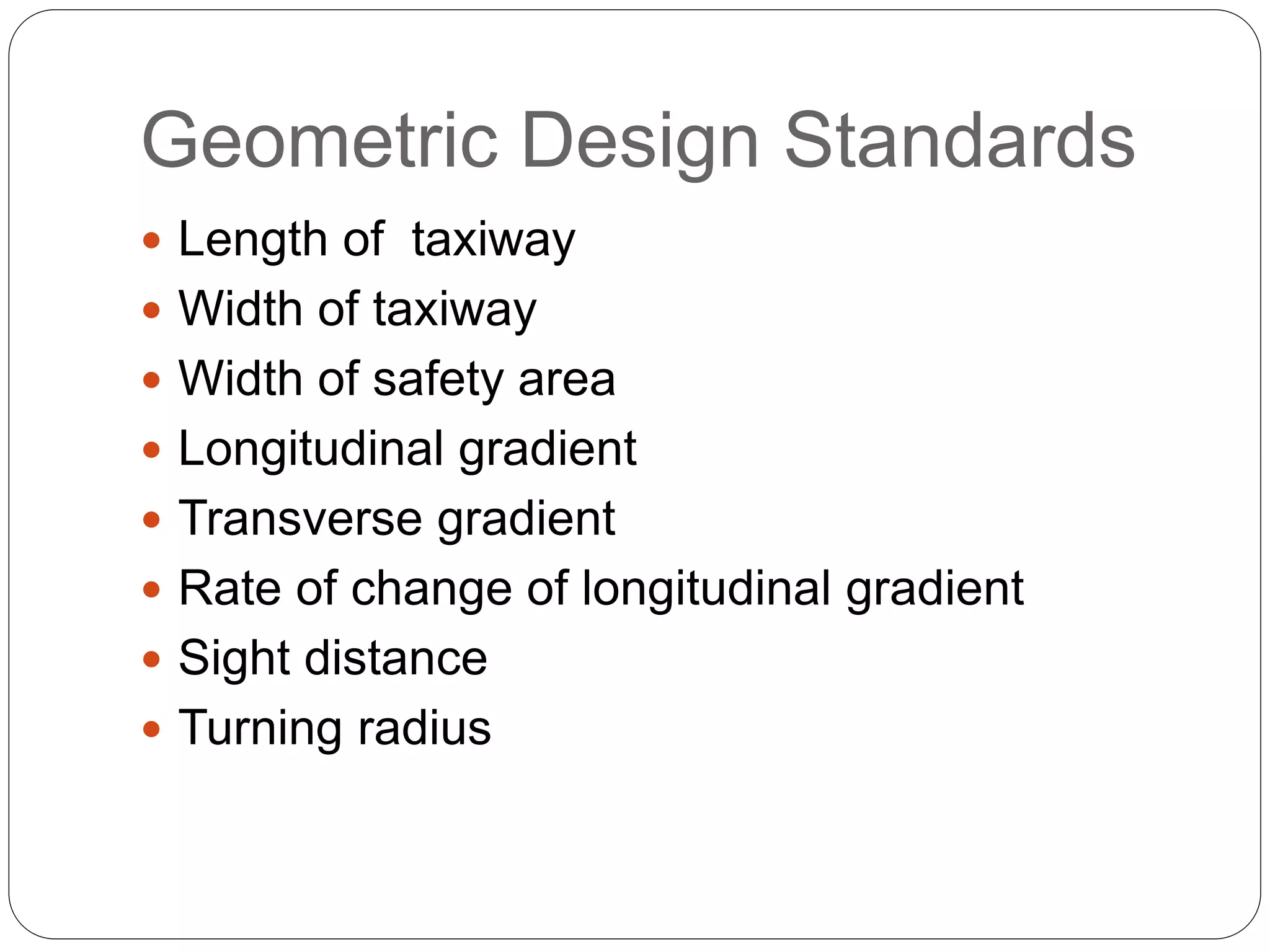 Taxiway design | PPTX