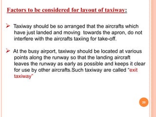 Taxiway design perfect ppt | PPTX