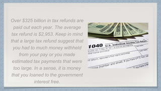 15 Facts About United States Taxes System | PPTX