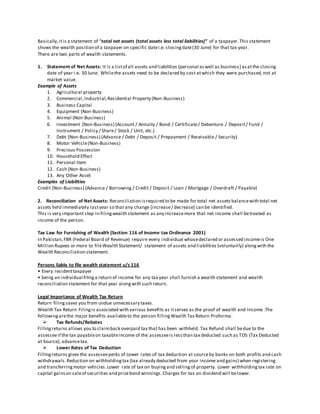 Tax management paper BBA University of Peshawar | DOCX