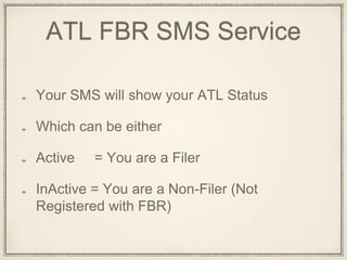 How To Register With FBR & Why You Should ! | PPTX