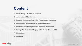 Amnesty Scheme for Foreign Asset Disclosure | PPTX