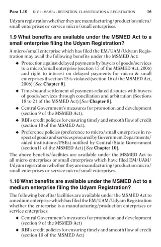 Taxmann's MSME Ready Reckoner | PDF