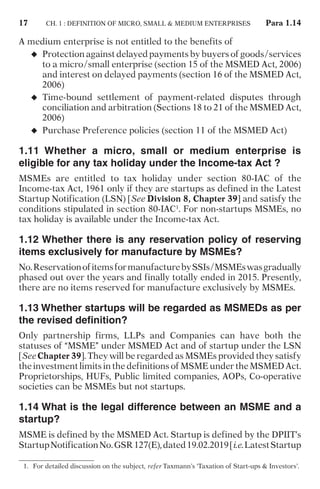 Taxmann's MSME Ready Reckoner | PDF