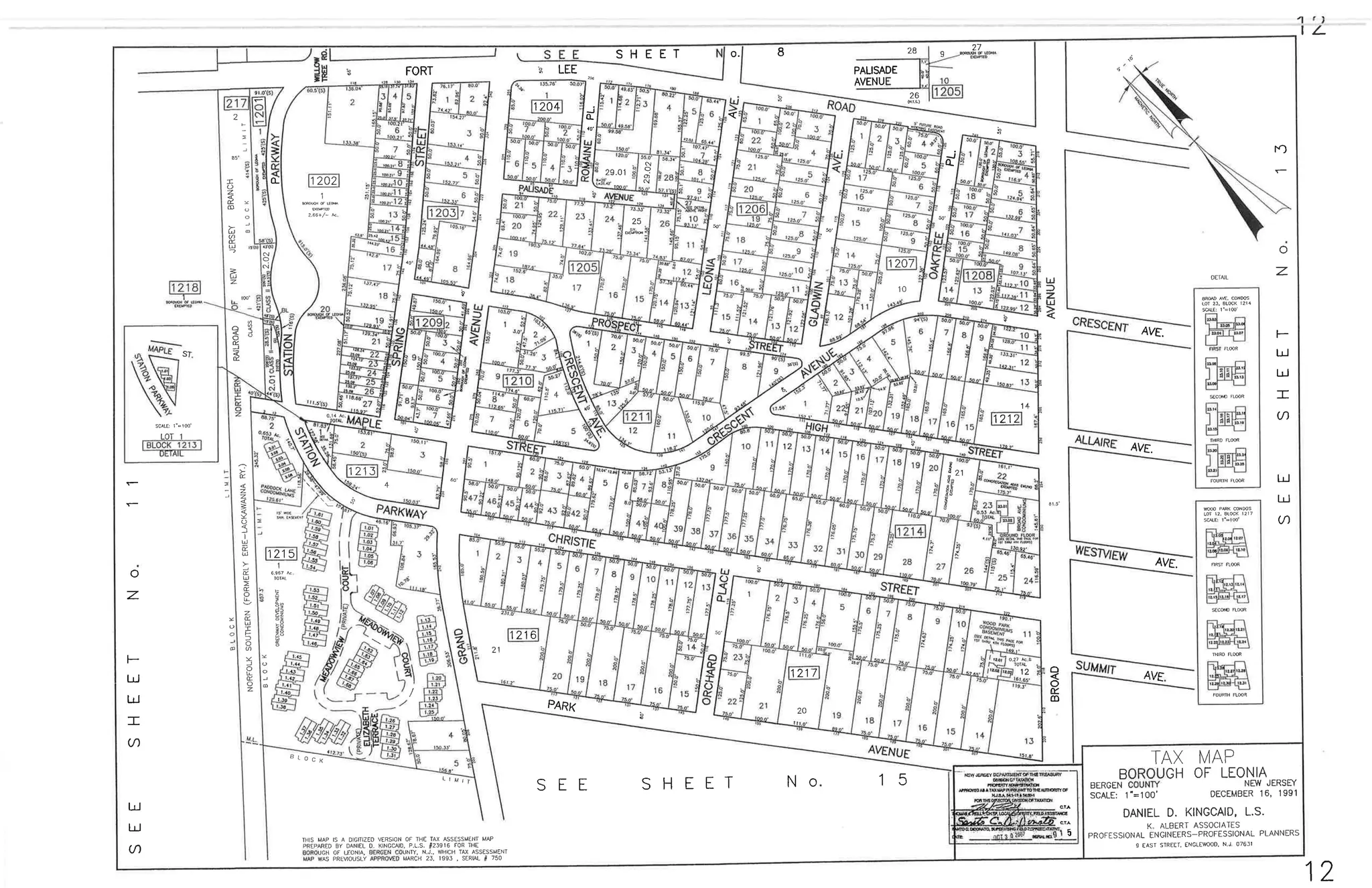 Borough of Leonia Tax Maps | PDF