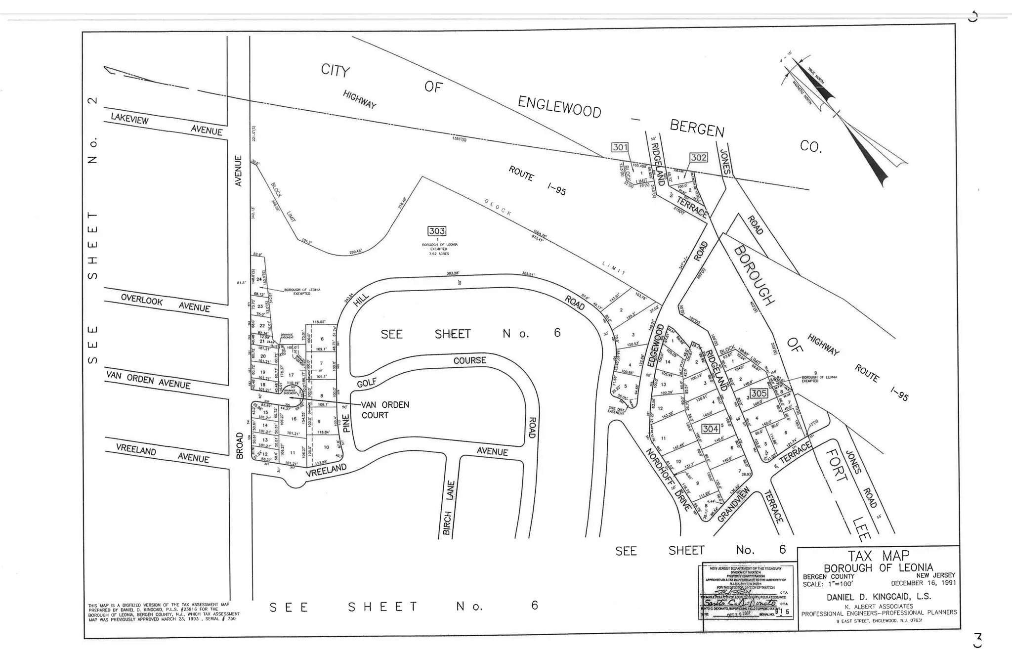 Borough of Leonia Tax Maps | PDF