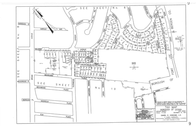 Borough of Leonia Tax Maps | PDF