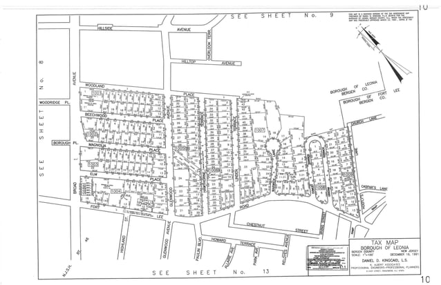 Borough of Leonia Tax Maps | PDF