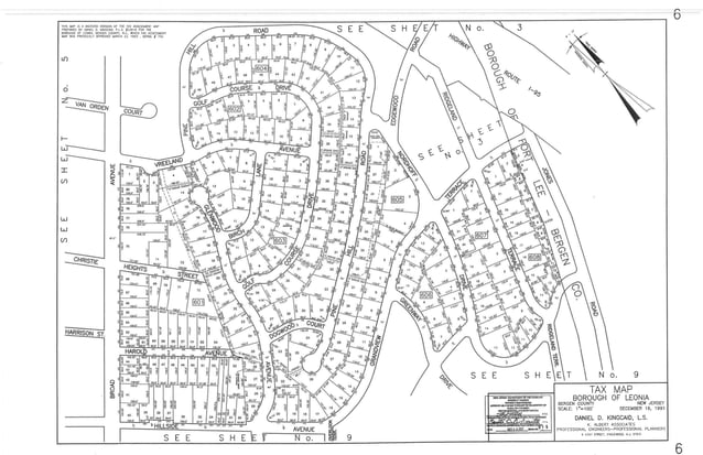 Borough of Leonia Tax Maps | PDF