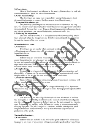 Tax material | DOC