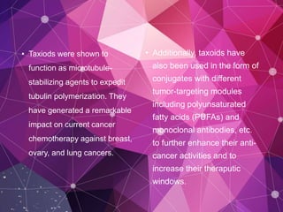 Taxoids | PPTX