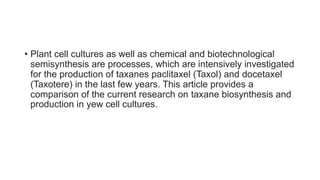 Taxol and its chemistry and estimation.pptx