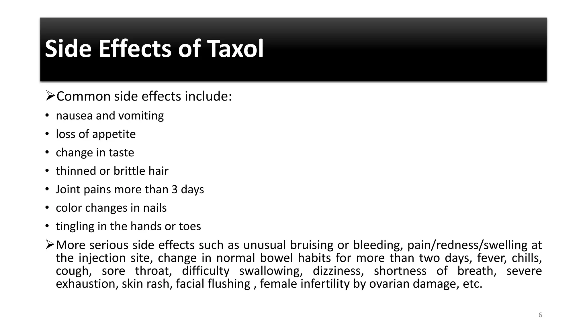 Taxol and Derivatives In Therapy | PPTX