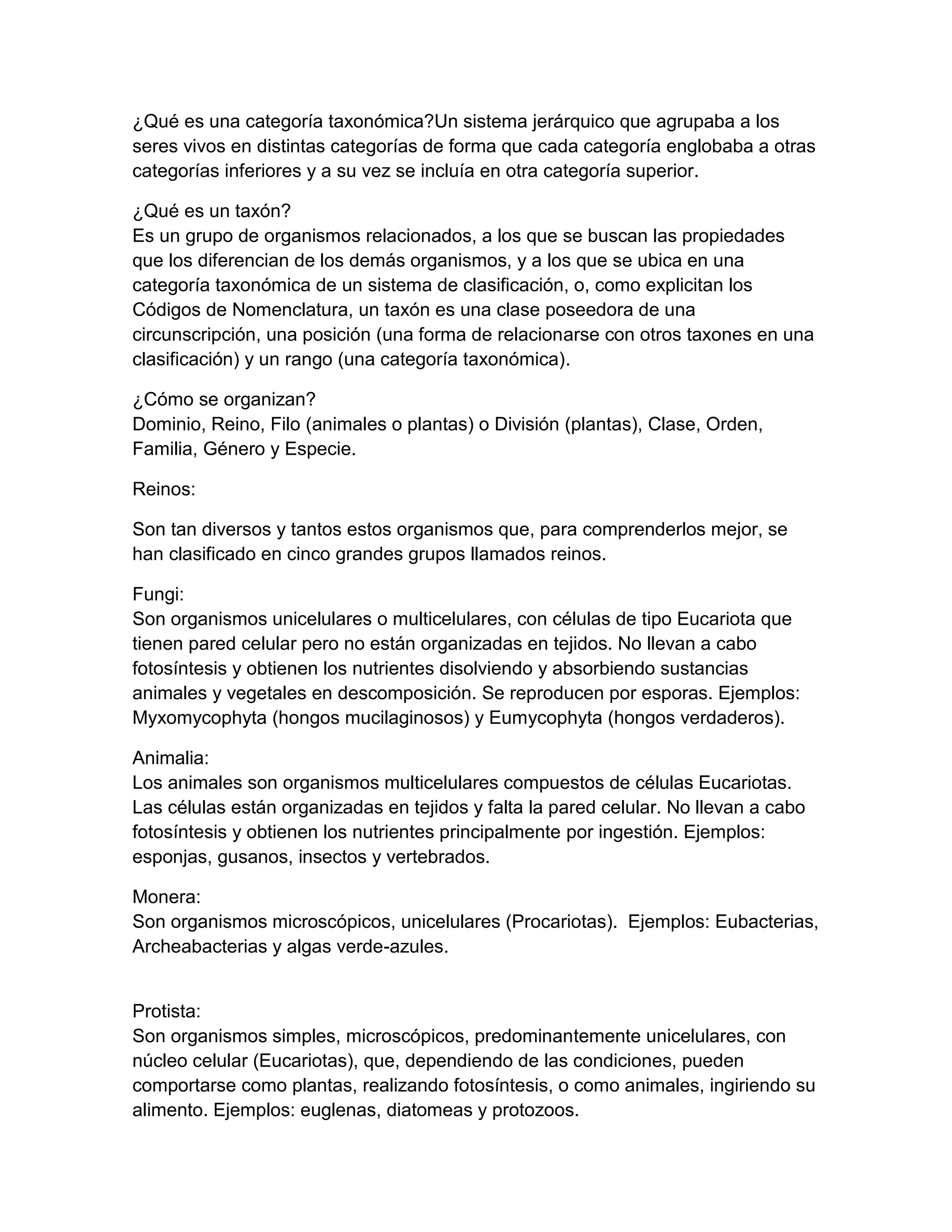 Taxonómica | DOCX