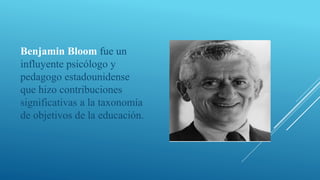 Taxonomía de Benjamin Bloom | PDF