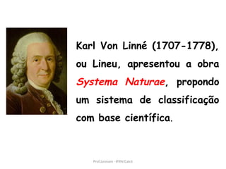 Taxonomia e Sistemática - Biologia - 2° ano | PPT
