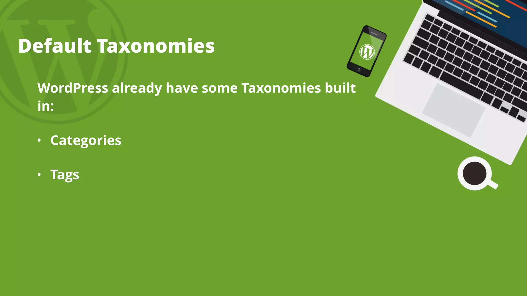 WordPress Development - Taxonomies | PDF