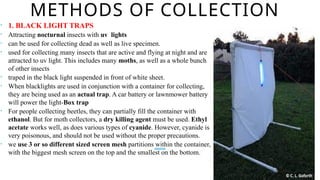 Taxonomic collection methods,preservation methods ,types of collection ...