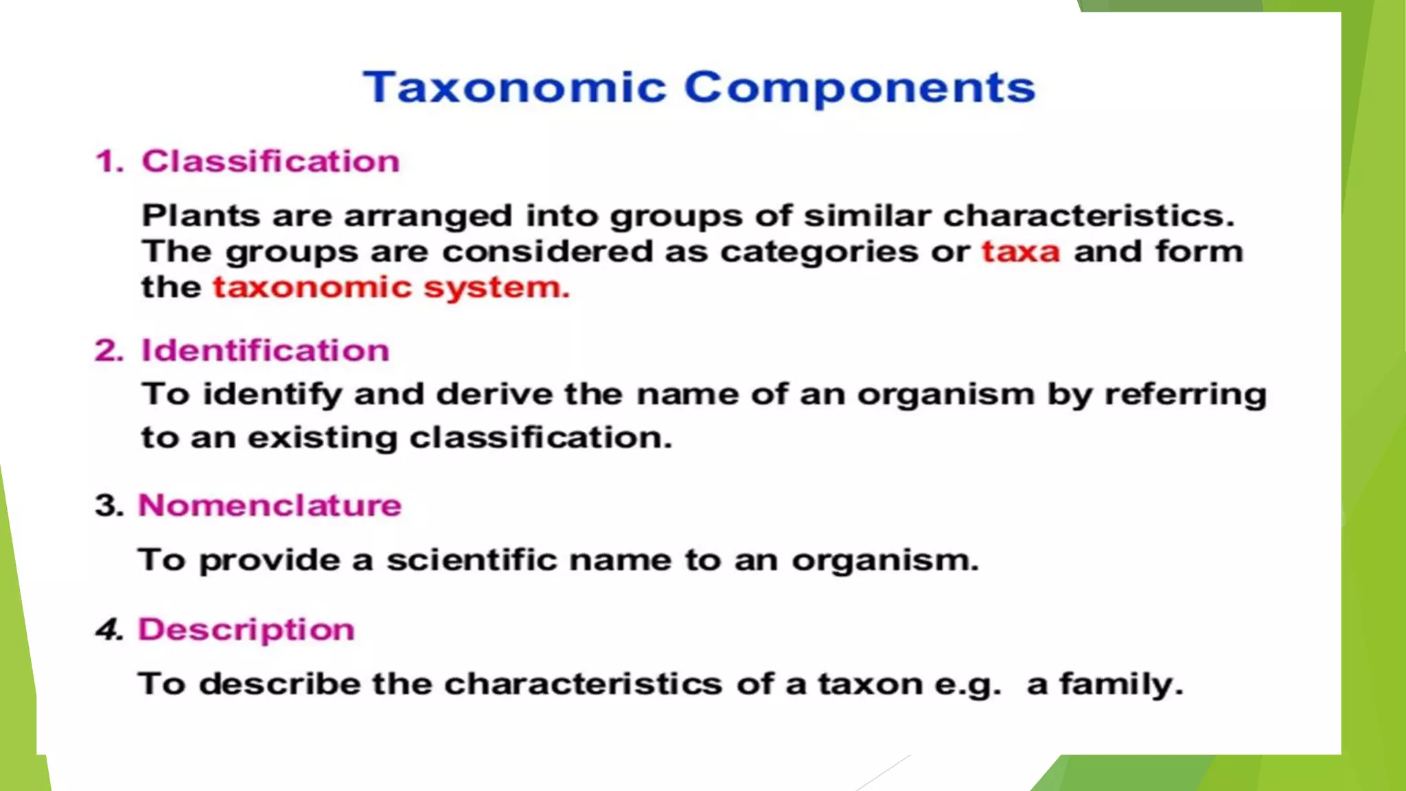 Taxonomic hierarchy | PPTX