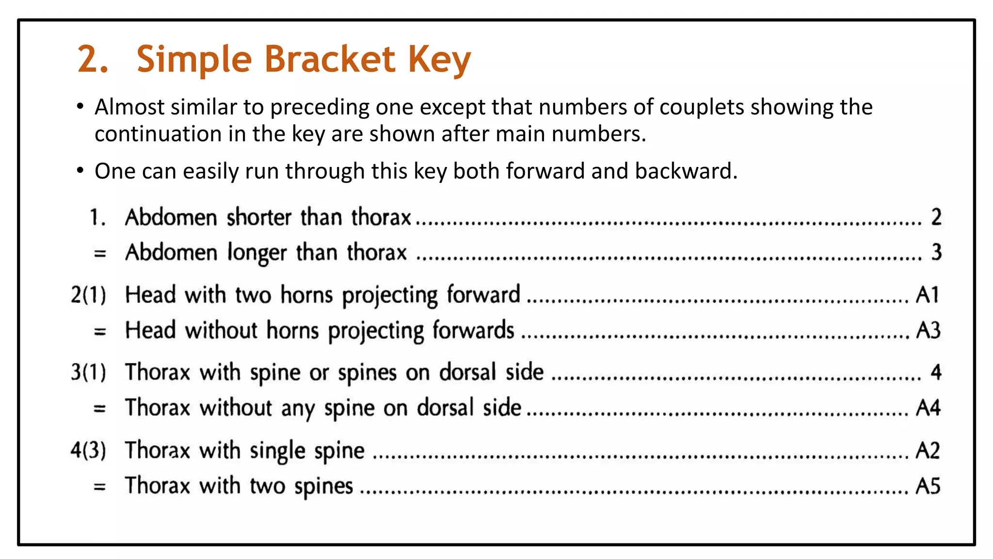 Taxonomic key | PPTX