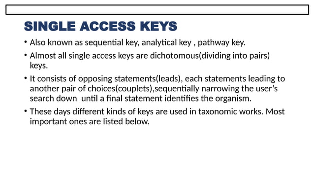 Taxonomic key..........................pptx