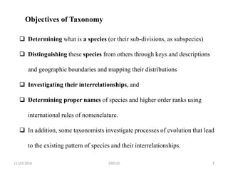 Taxonomic systems in plants | PPTX