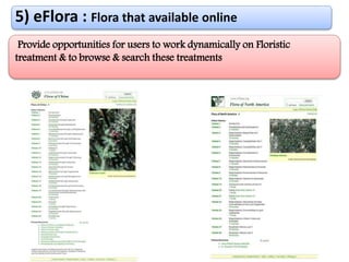 Taxonomic tool of flora | PPTX