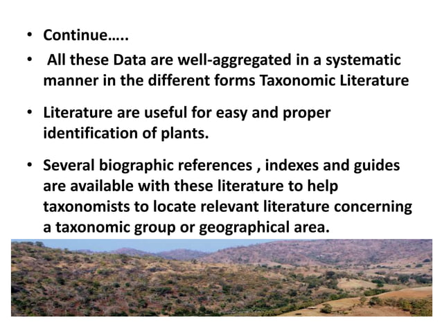 Taxonomic tool of flora | PPTX