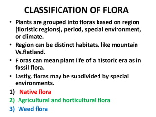 Taxonomic tool of flora | PPTX